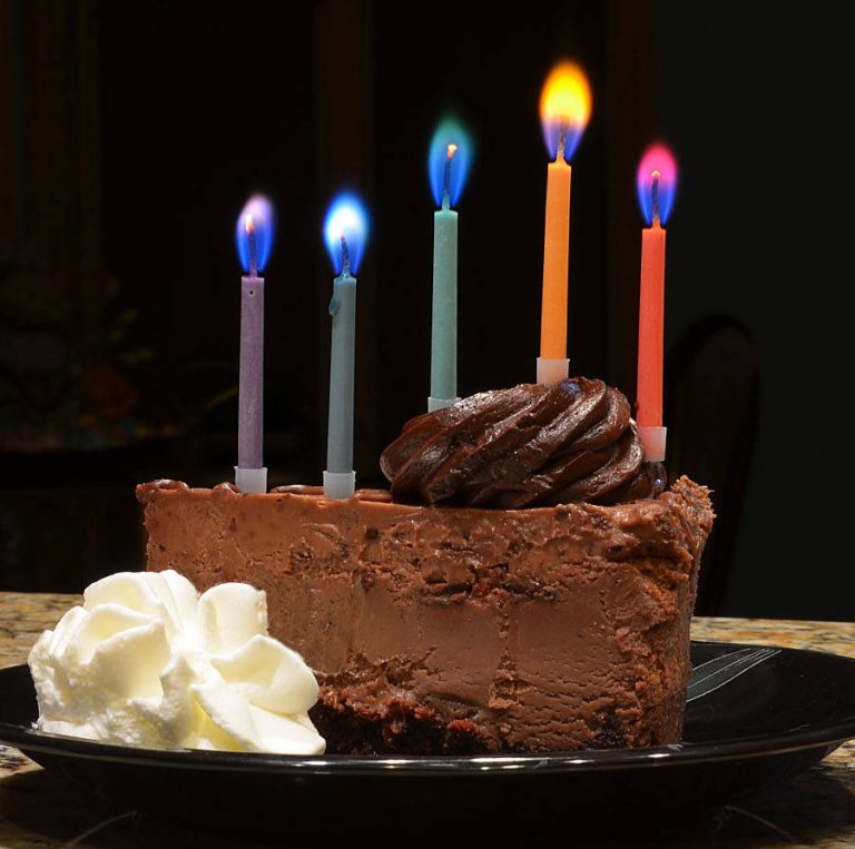 Amazing Colorflame Multicolor Happy Birthday Candles And Holders-12 ...